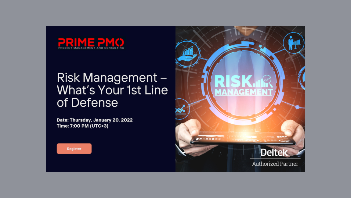 Risk Management – What’s Your 1st Line of Defense - Prime PMO
