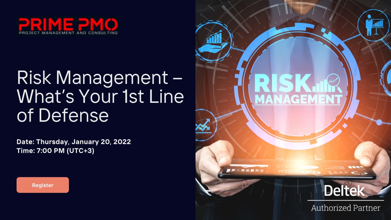 Risk Management – What’s Your 1st Line of Defense - Prime PMO
